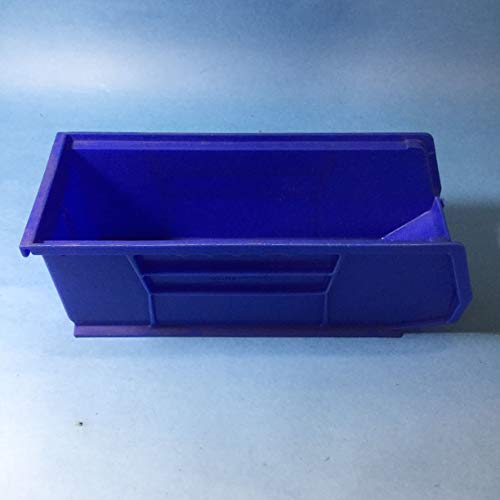 Uline S-13536 Blue Plastic Storage Stacking Hanging 11 X 4 X4