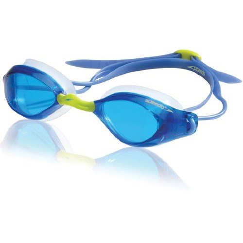 Speedo Liquid Charge Swim Goggle, Blue Bonnet/Limeade/Electric Blue
