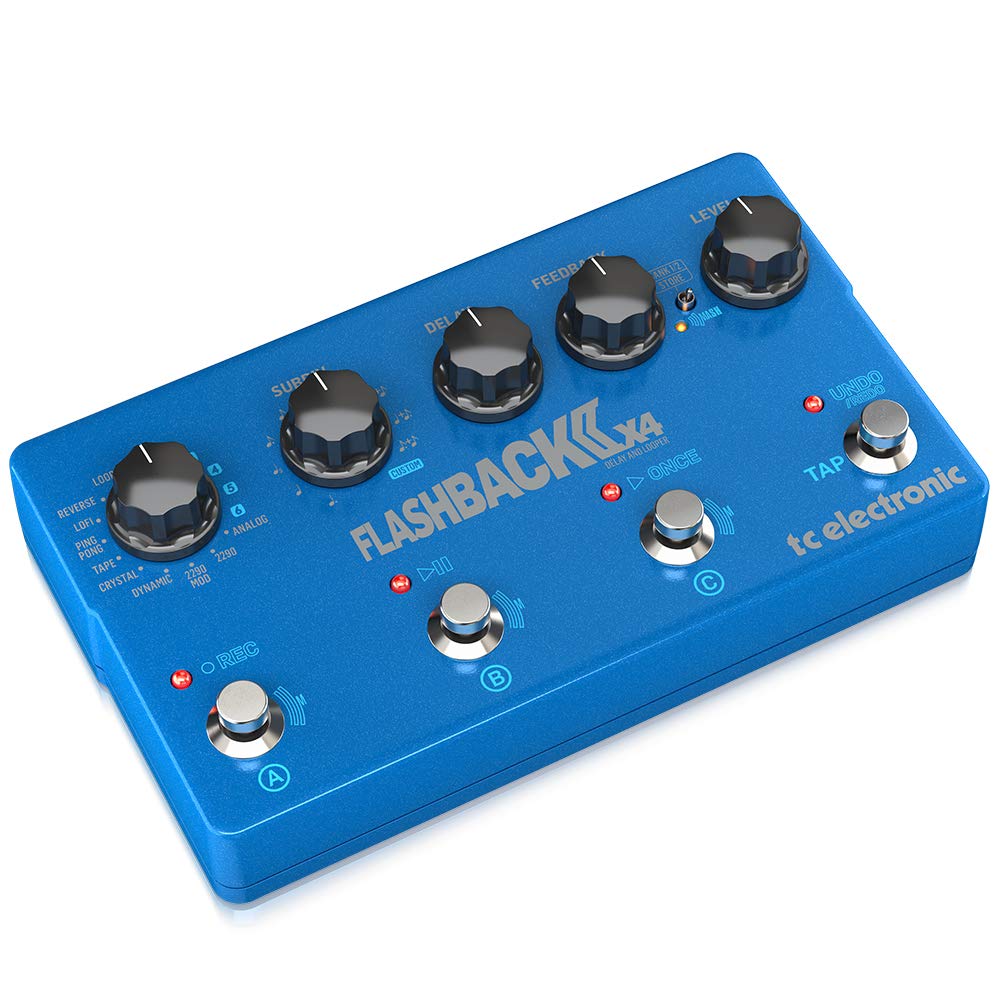 TC Electronic Guitar Delay Effects Pedal (FLAHSBACK2X4)
