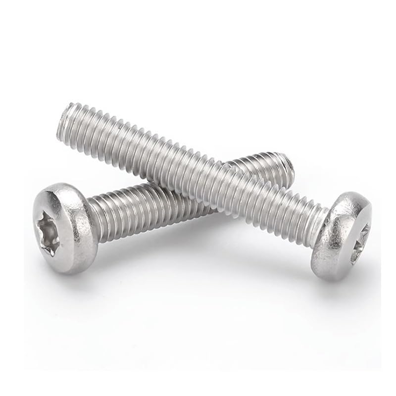RAKTDA Hexagon Socket Screws 10pcs 304 Stainless Steel hex Socket Screws Round Head Screws pan Head Machine Screws (Size : M5*12)