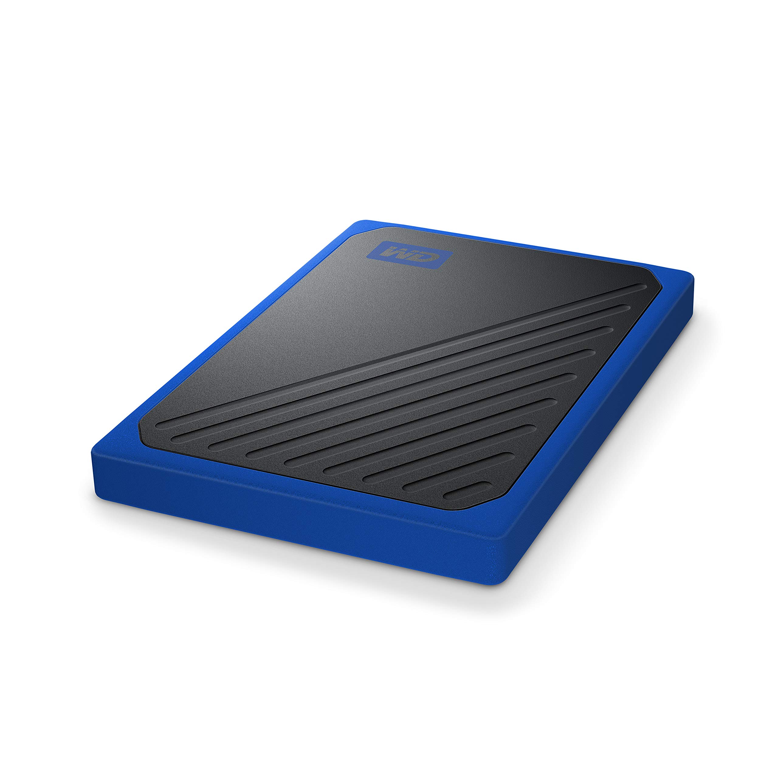 WD 500GB My Passport Go SSD Cobalt Portable External Storage, USB 3.0 - WDBMCG5000ABT-WESN