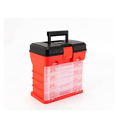 YOUOOK 4 Layers Plastic Box Large Fishing Box Screw Parts Storage Tool Box Storage Fishing Lures Box Accessories Tool Box
