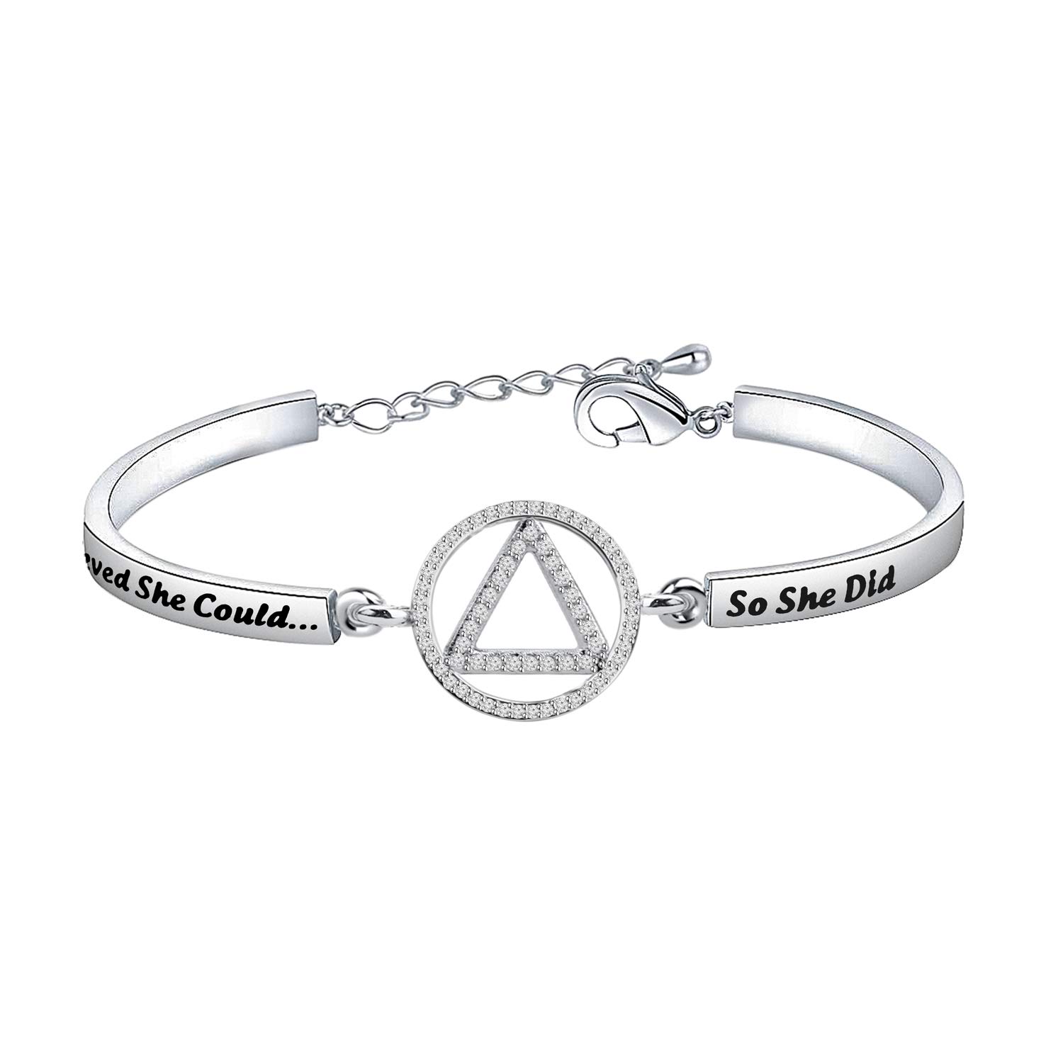 TIIMG Recovery Gift Sobriety Gift AA Gift Sober Recovery Jewelry AA Jewelry