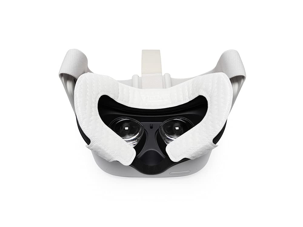 VR Cover Universal Disposable Hygiene Cover for Stock Foam (Set 25), Compatible with Meta Quest 3, Quest 2, Quest, Go, Rift S, Valve Index, HTC Vive, HTC Vive Focus 3, and DJI FPV Goggles.