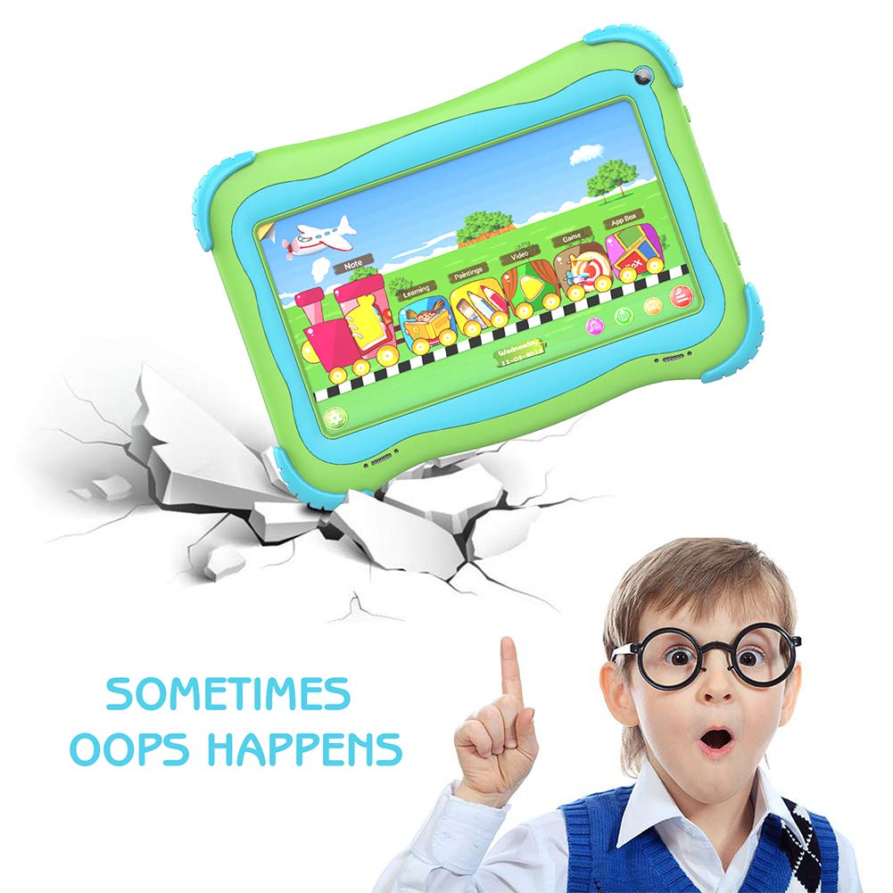 UJoyFeel Kids Tablet 7 Android Kids Tablets for Kids Edition Tablet PC Android Quad Core Toddler Tablet with WiFi Dual Camera IPS Safety Eye Protection Screen and Parental Control Mode