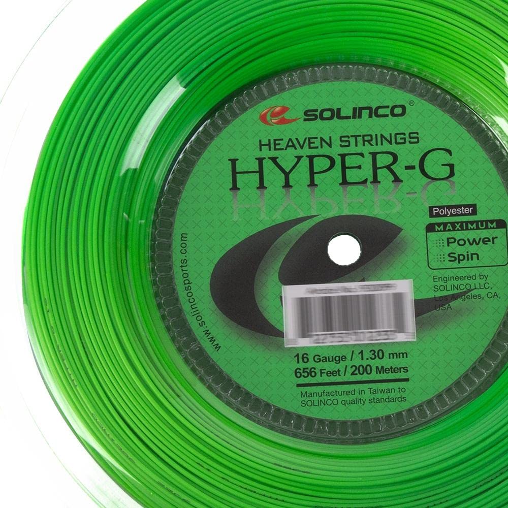 Solinco Hyper-G (16-1.30mm) Tennis String Reel (660ft/200m)