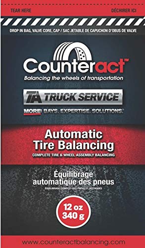 Tire Balance Beads - One 12 Ounce Pack of Counteract Beads - TA Truck Service Tire Balancing Beads.