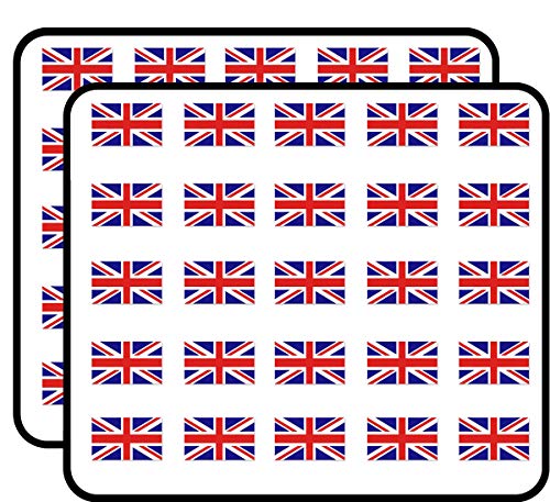 UK British Union Jack Flag Sticker for Scrapbooking, Calendars, Arts, Kids DIY Crafts, Album, Bullet Journals