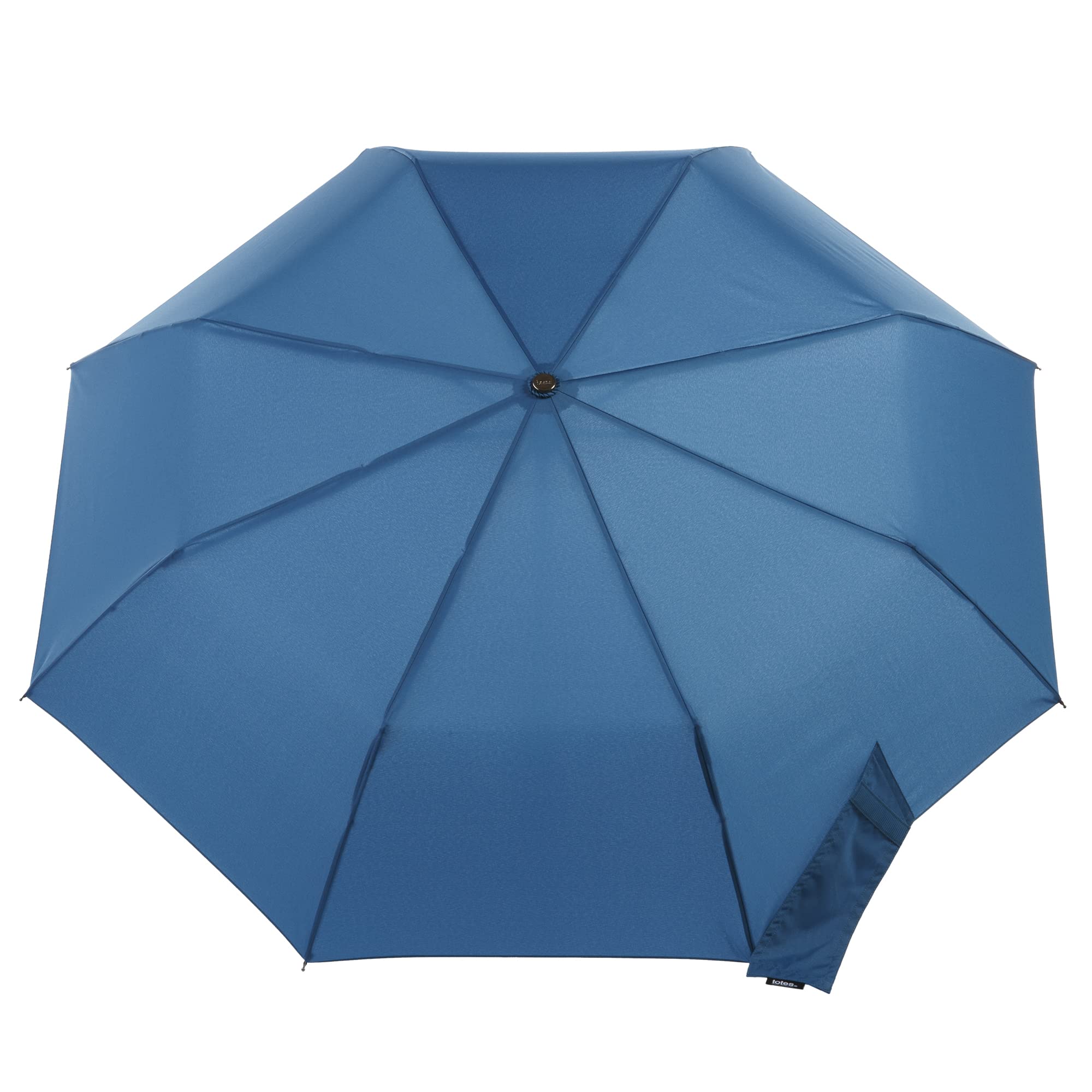 totes Titan Portable Travel Umbrella β Windproof, Waterproof, Strong, Compact Umbrella β Perfect for the Car, Backpack, and On-the-Go