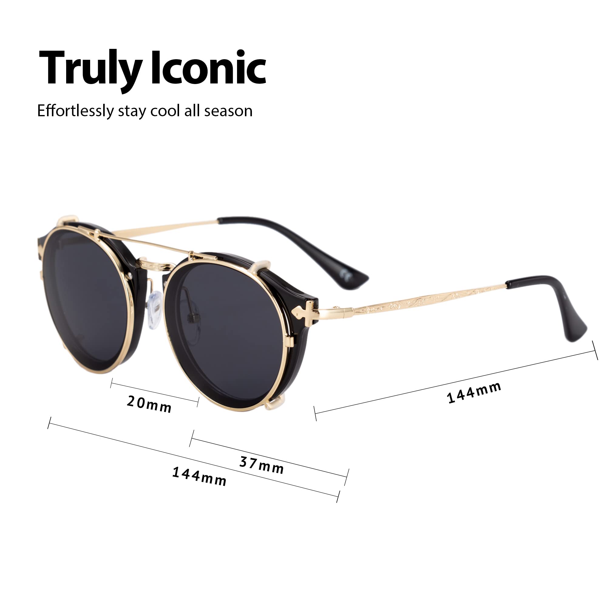 Technigadgets Wilson Sunglasses (Black)