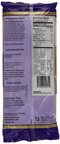 Tinkyada Brown Rice Pasta, Spaghetti, 1 Pound (Pack of 12)
