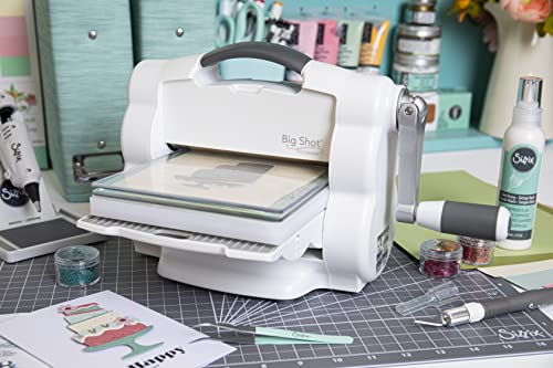 Sizzix Die-Cut Machine, Big Shot Foldaway, White/Gray