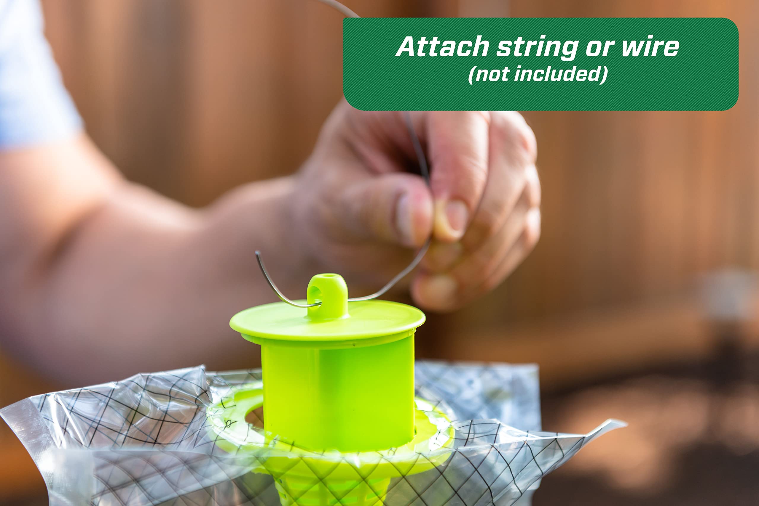 RESCUE! Outdoor Disposable Hanging Fly Trap - 24 Traps