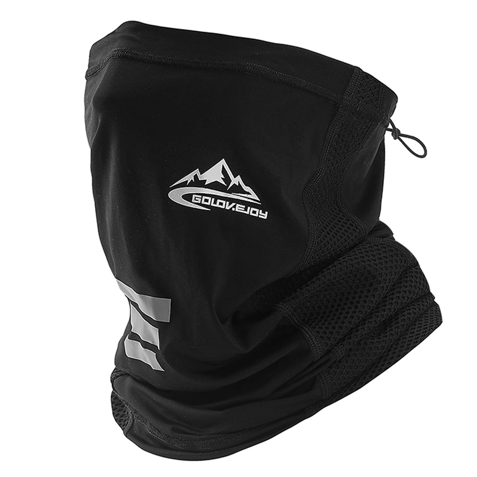 VOCALOL Summer UV Protection Elastic Balaclava Face Mask,Cooling Face Reusable Headwear Sports-Headbands Neck Gaiter (Black)