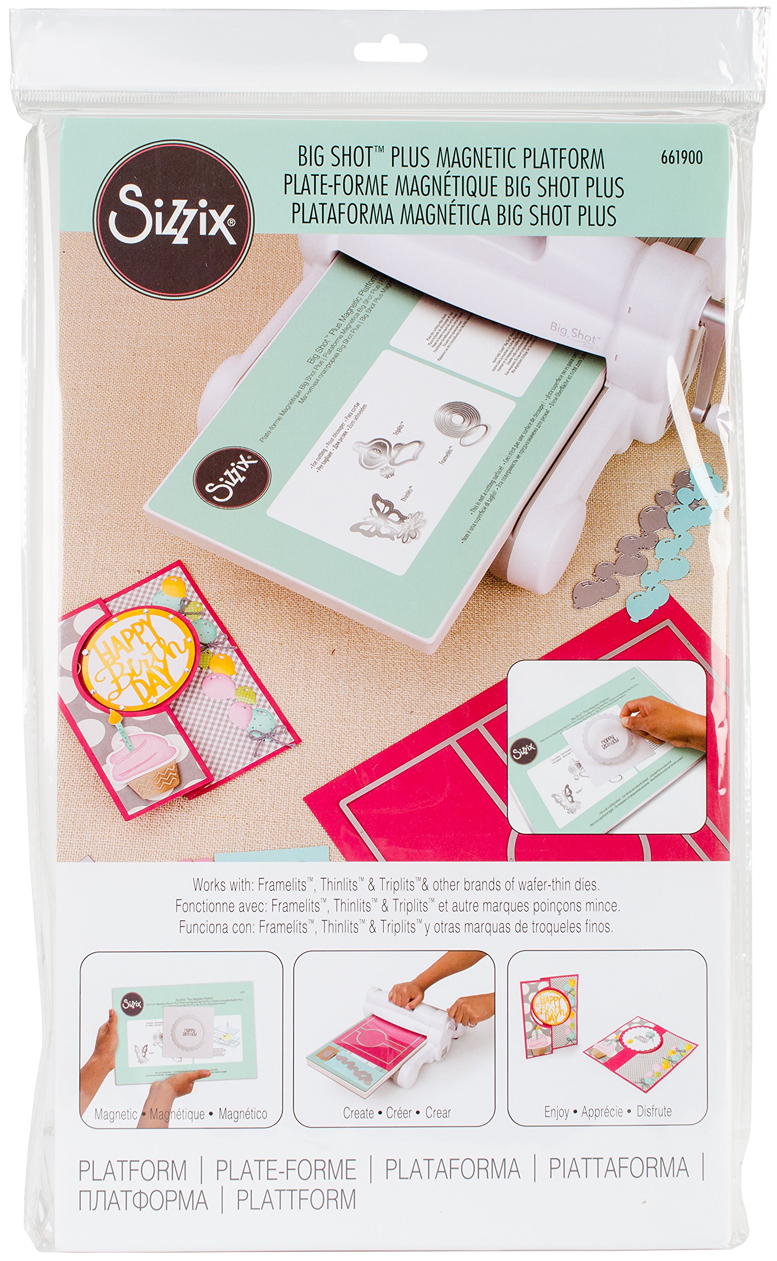 Sizzix SIZ661900 Big Shot Plus Magnetic Platform Big Shot Plus Magneticplatform