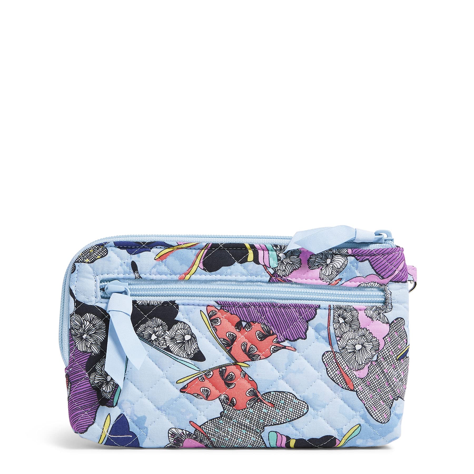 Vera Bradley Women's Cotton Wristlet With RFID Protection, Sunflowers - Recycled Cotton, One Size