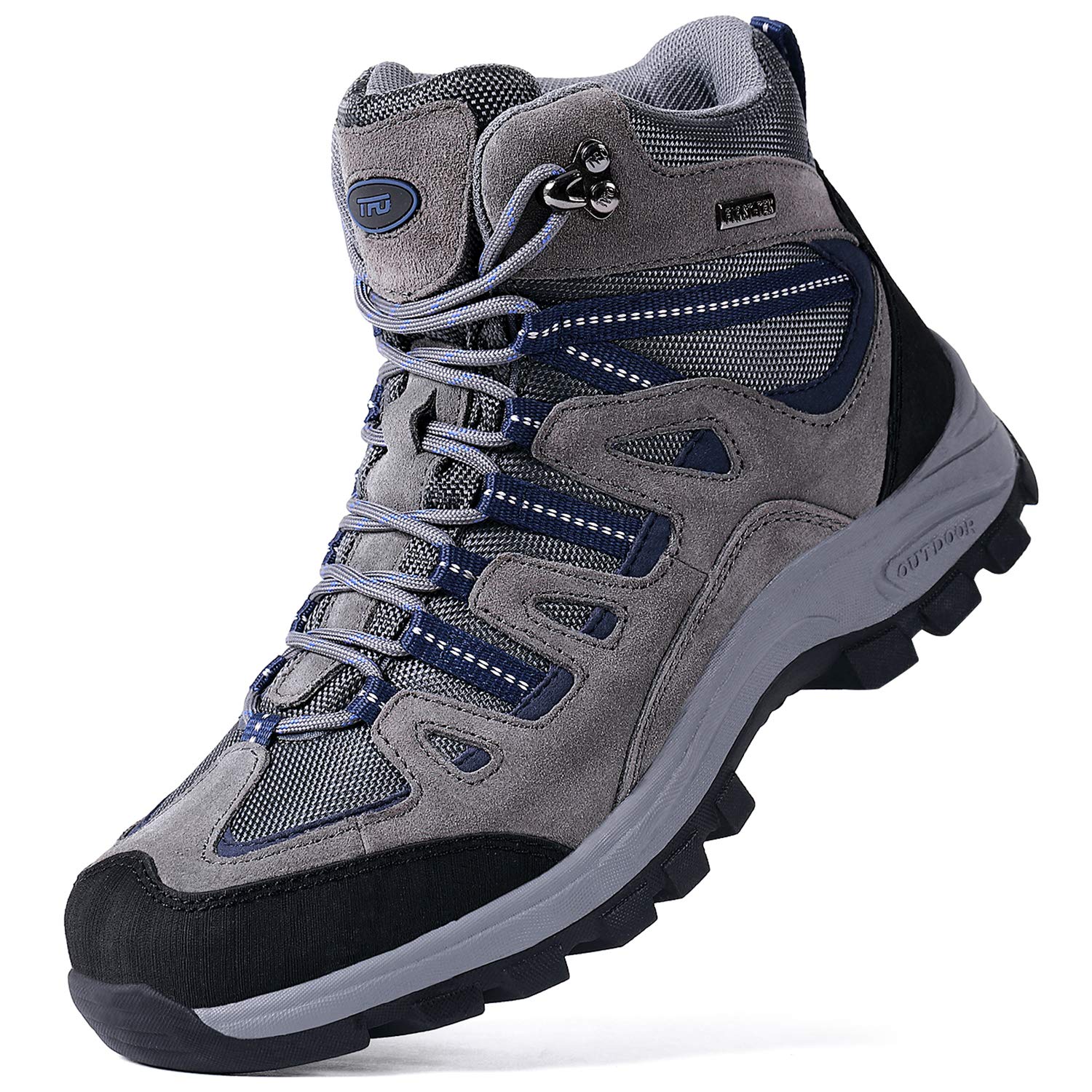 TFO Waterproof Hiking Boots for Men Breathable Non-Slip Work Boots for Trekking, Trails & Walking