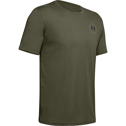 Under Armour Freedom Banner Short Sleeve T-shirt, Marine Od Green (390)/Black, XX-Large