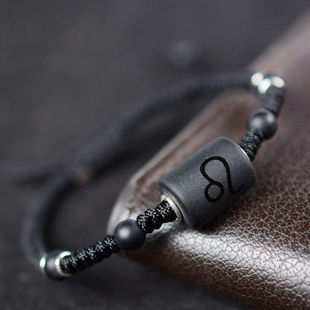Xiausyang Pure silver hand woven 12 constellation bracelet men and women new matt agate bracelet y1013 (Pisces)