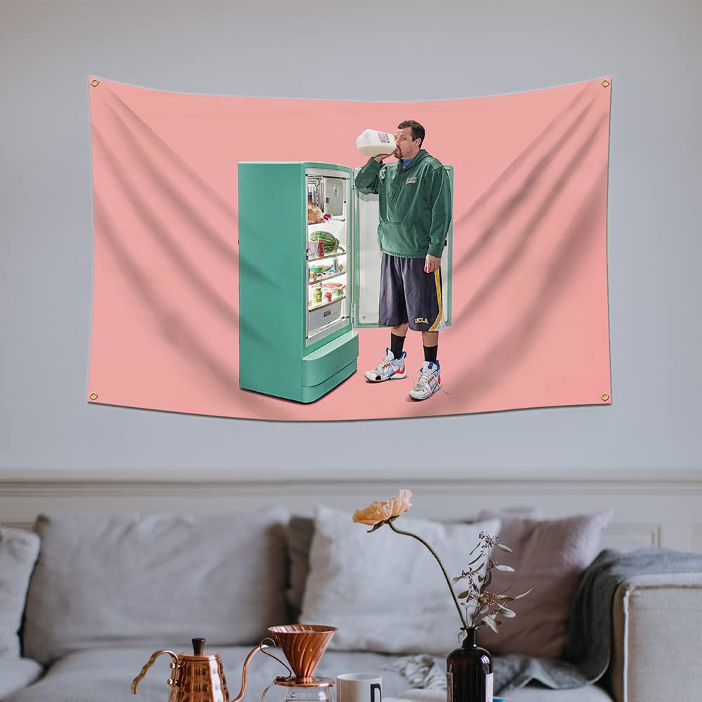 Sandler Flag 3x5 Feet Pink Funny Banner For College Dorm Room Guys Man Cave Frat Bedroom