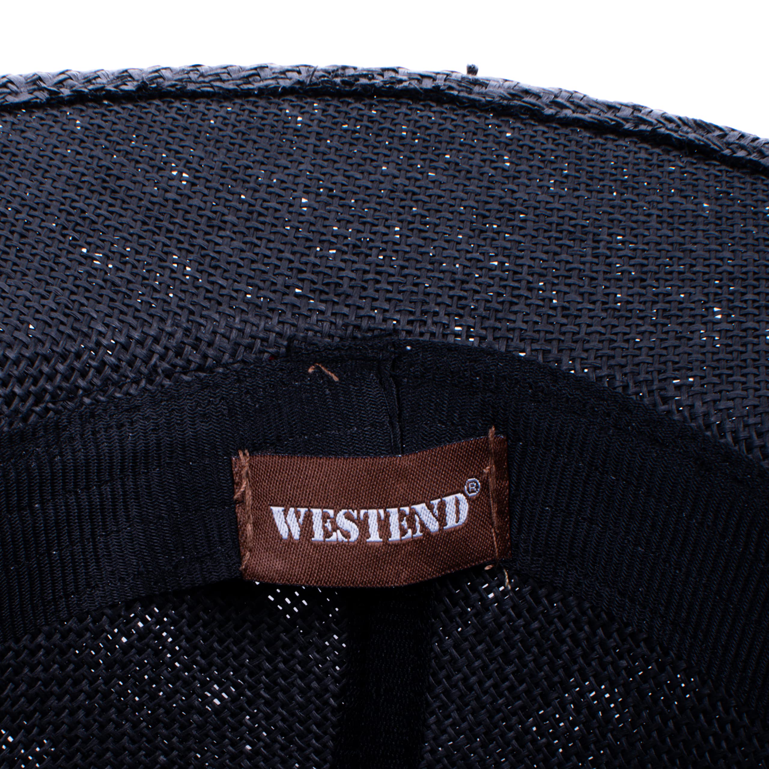 WESTEND Unisex Summer Wide Brim Fedora - Hats for Men & Women + Panama Hats & Straw Hats