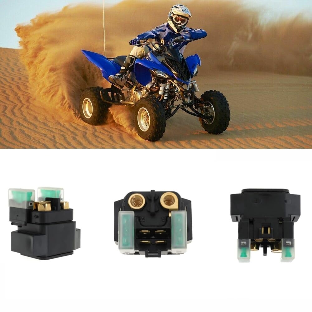 Starter Solenoid Relay for Yamaha ,ATV Starter Solenoid for YFM 350 400 450 660 - Raptor Grizzly Kodiak Wolverine Big Bear -for Yamaha 2003 2004 2005 2006 2007 2008 (2 Pack) by Lucky Seven
