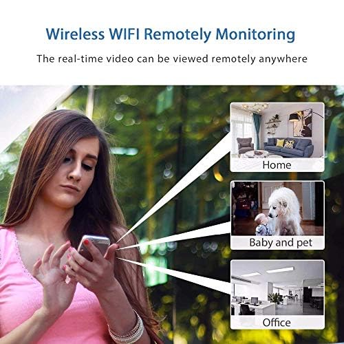 Wireless WiFi Security Camera Home Indoor Outdoor Camera House Cam 1080P Car Camaras Smart Home Camera Baby for Hous Home Office Outdoor Camera Mobile APP Remote Security Camera No Need Wifi Camera