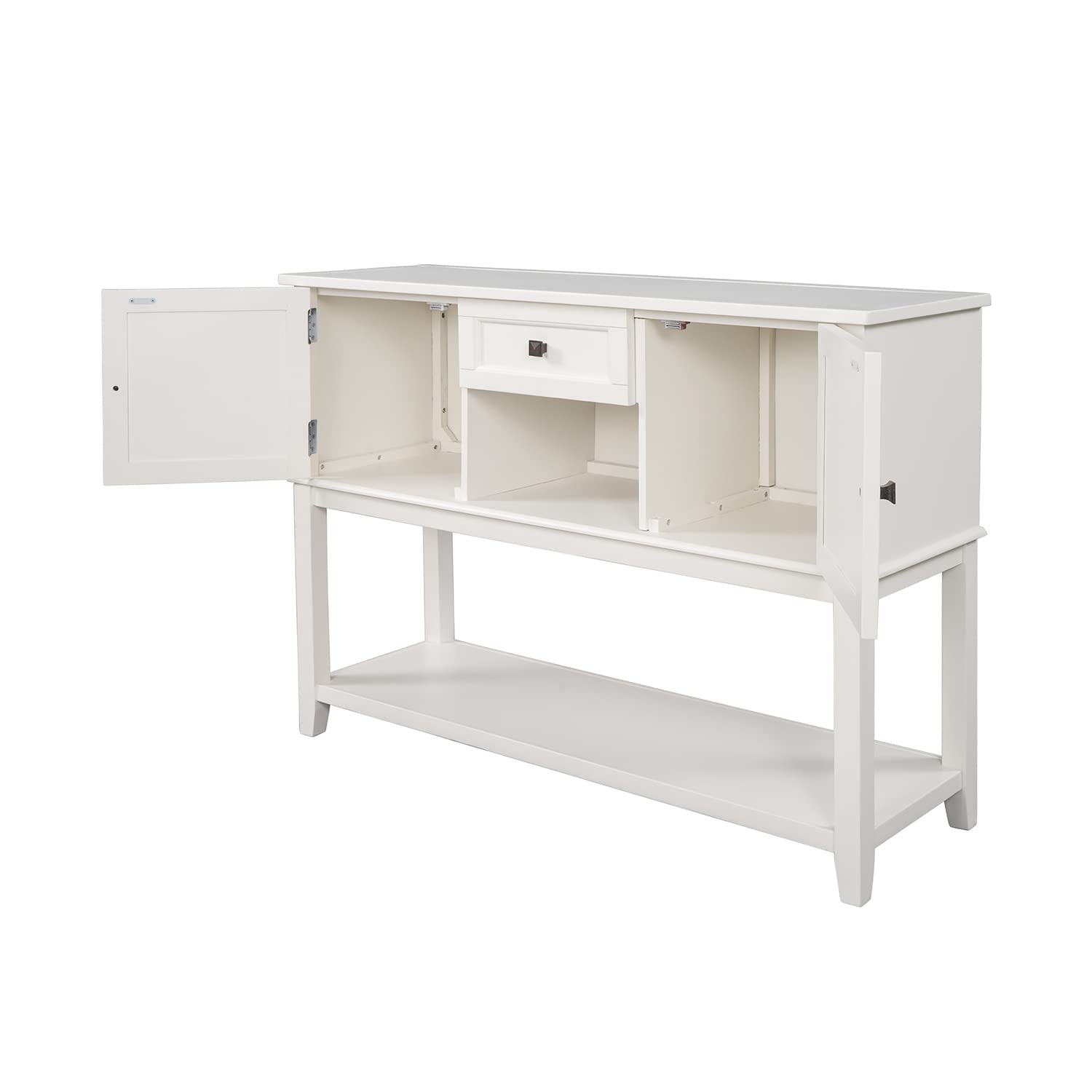 Tidyard 45" Console Table with Drawers Sofa and Couch End Table for Entryway, Foyer, Living Room, Bedroom Furniture