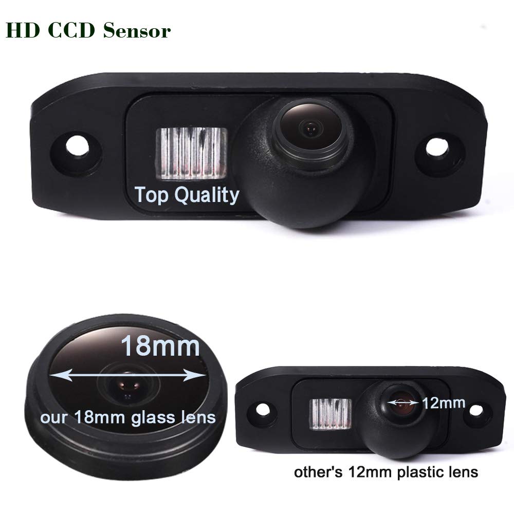 Super HD Vehicle Camera 1280x720 Pixels 1000 TV Lines car Rear View Back up Vehicle Camera Parking Reverse for Volvo S80 S140 XC60 S40 C70 S80L S40L S80 S60L S40L XC90 S80L Waterproof