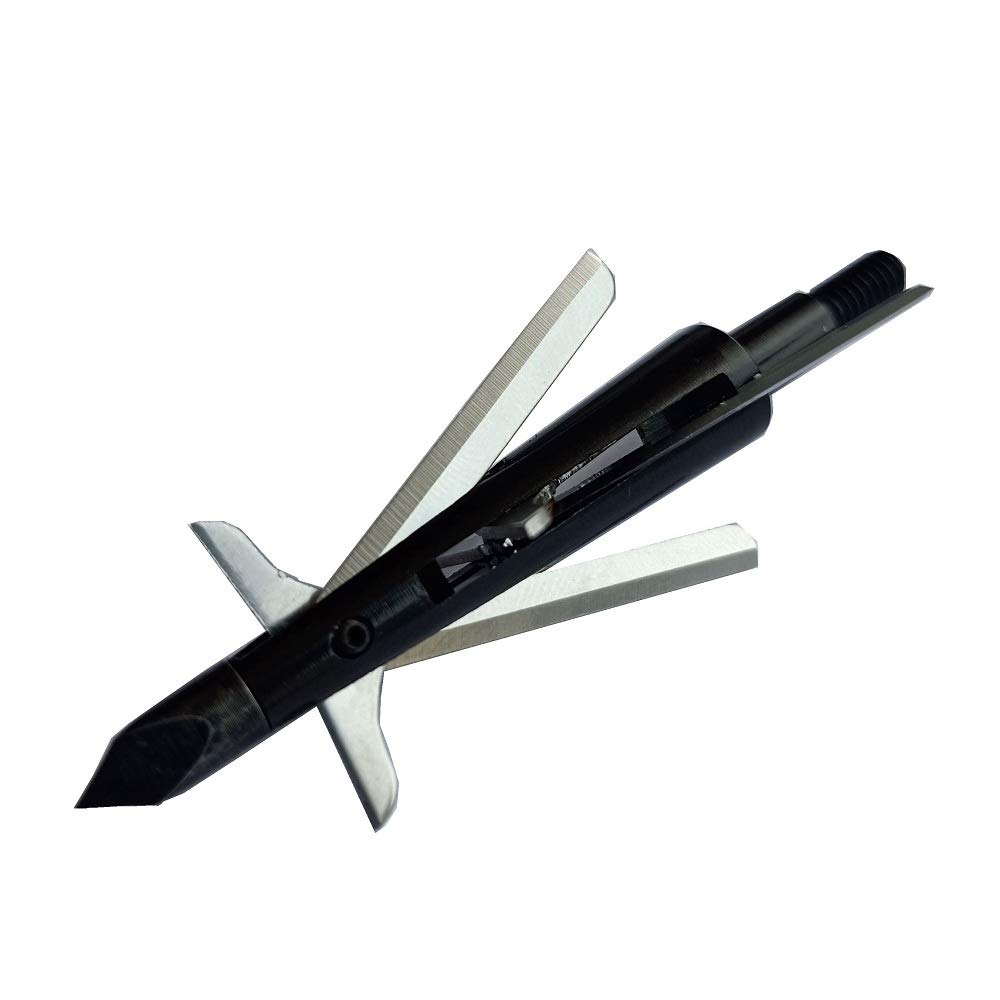 Savage Village 4 Blade Broadhead Crossbow Broadhead, 100 Grain 5 Pack