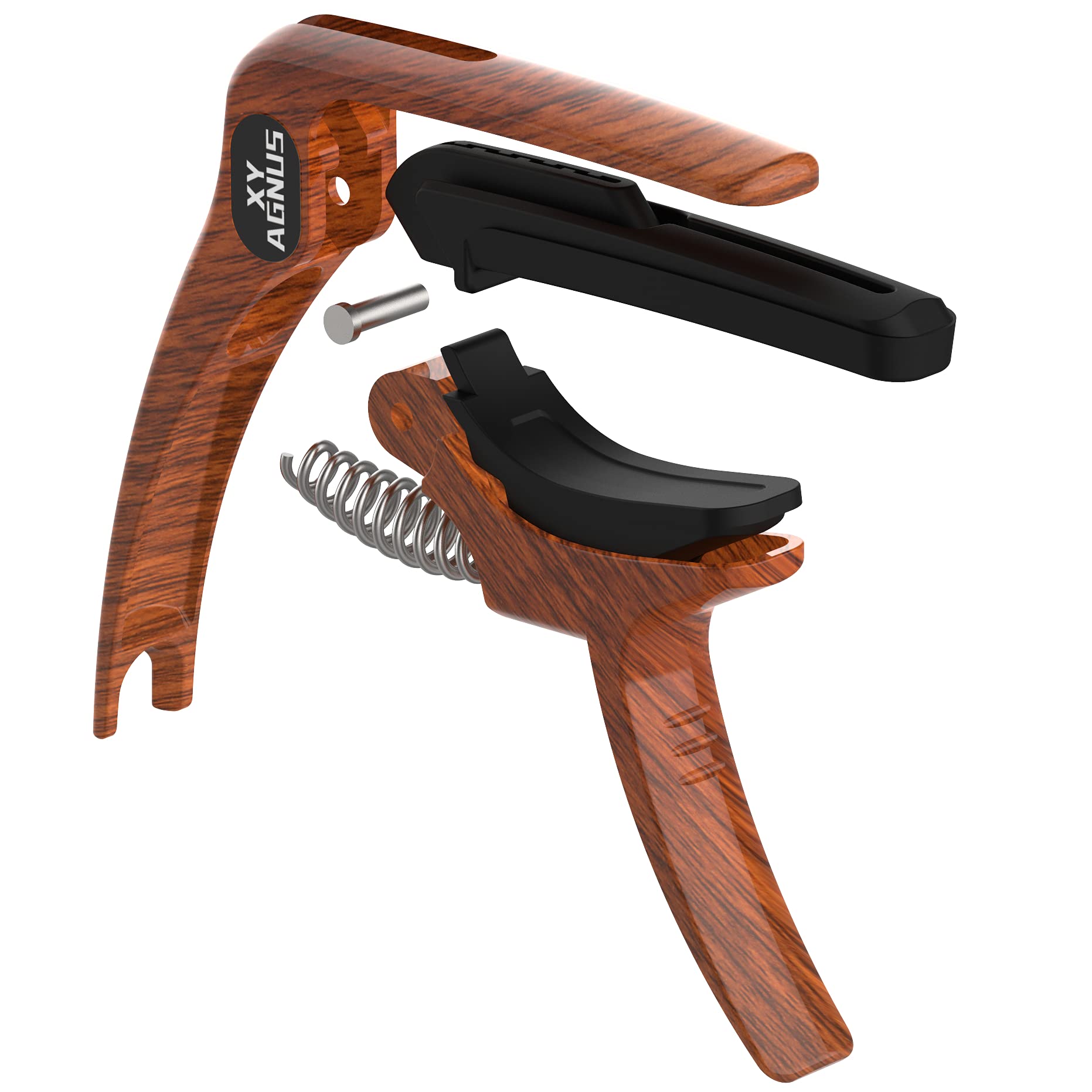 Xyagnus 3in1 Guitar Capo for Acoustic,Electric and Classical Guitars,Ukulele Capo(with Pick Holder),Guitar Accessories