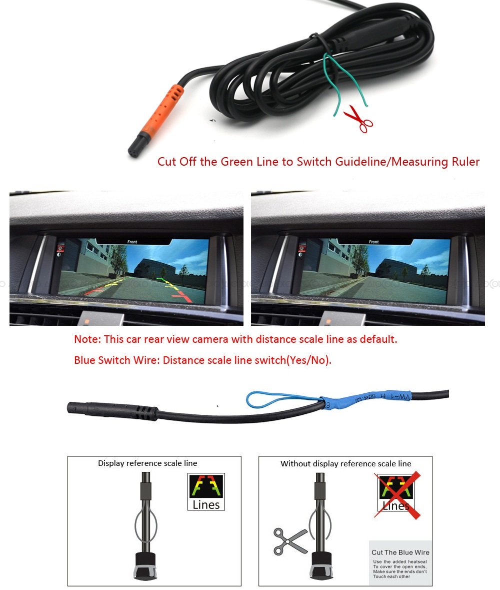Reversing Camera Integrated in Trunk Handle Rear View Backup Camera for Focus 2/Ford Focus 3/ Focus Turnier Mk3/ Escort