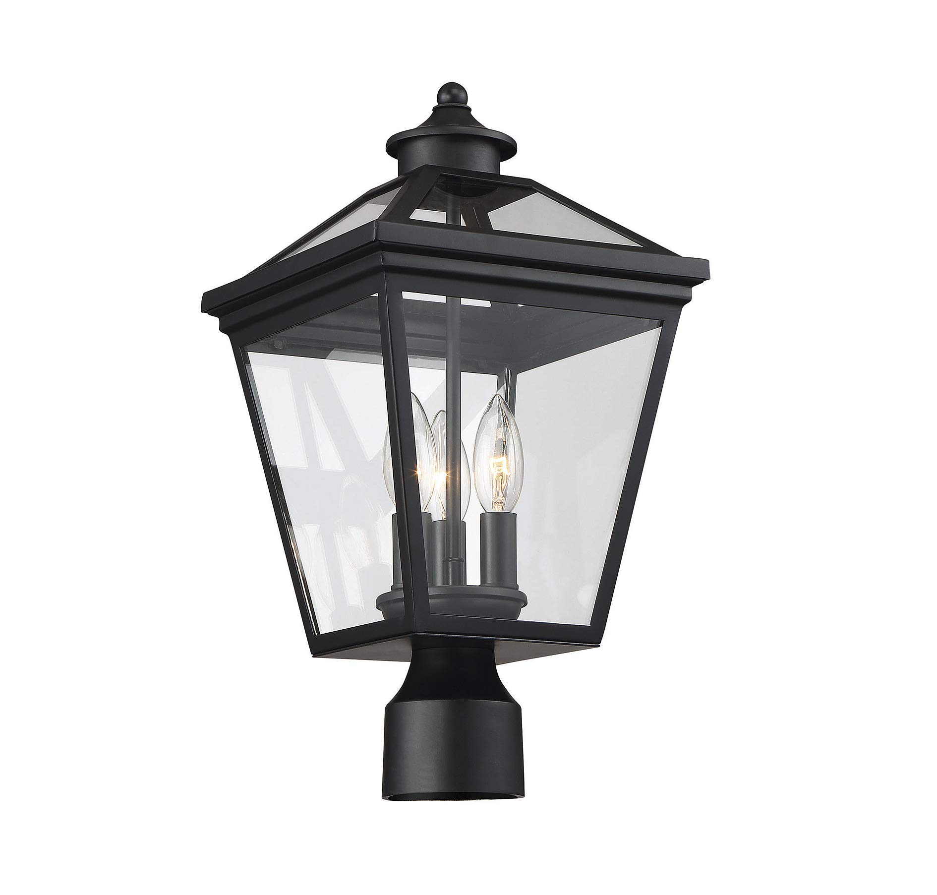 Savoy House 5-147-BK Three Light Post Lantern