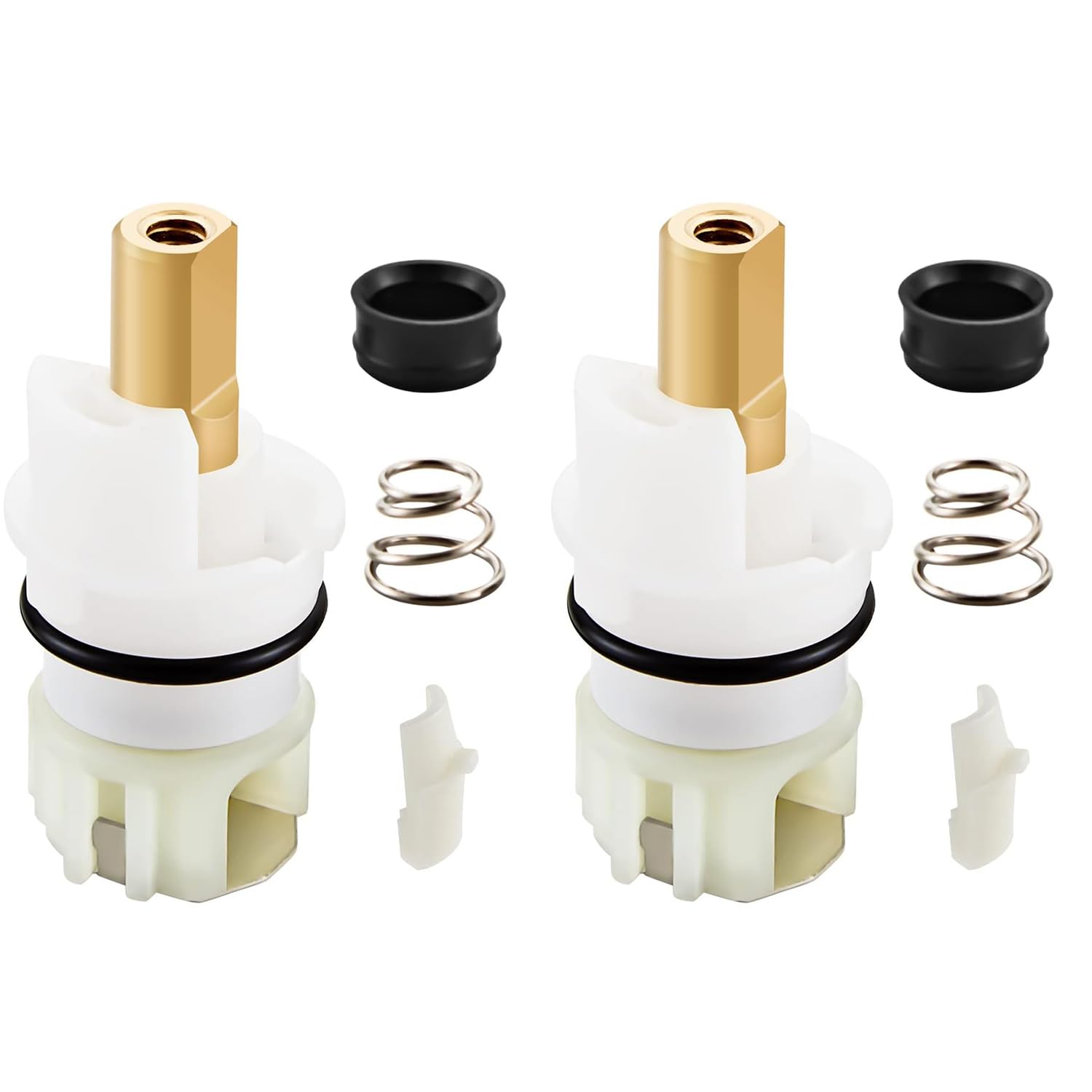 RP25513 Faucet Stem Assembly Replacement Kit For Two Handle Faucet Repair Kits, Includes RP4993 Seat and Spring(2 Pack)