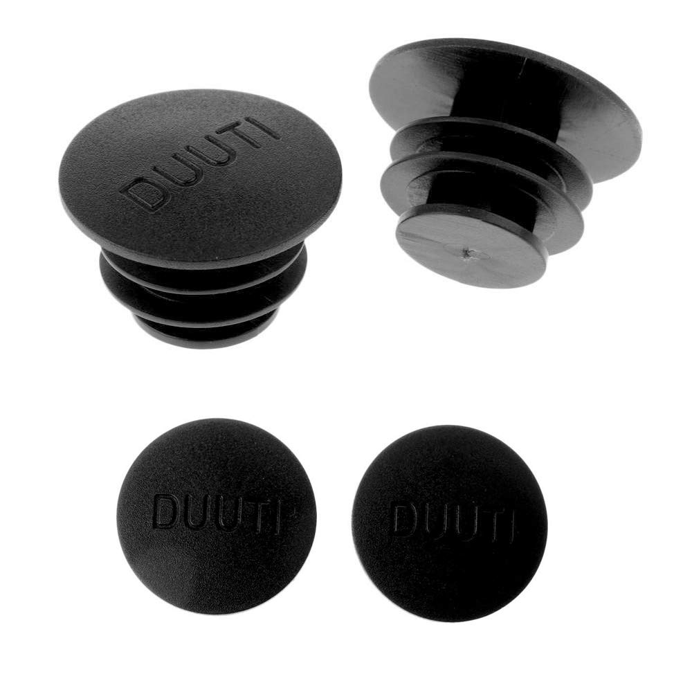 TEAMNIGT 1 Pair Road Mountain Bike Cycling Handlebar Bar End Plugs Locking Caps Bicycle Grip Ends Caps PE Bar Stopper