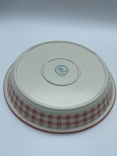 The Pioneer Woman Sweet Romance Pie Plate-Stoneware 9 Inch Pie Pan For Everyday and Holidays Baking