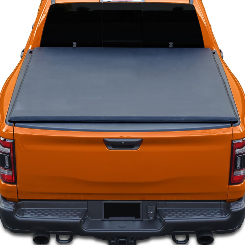 Stehlen 714937188792 Compatible with 2004-2014 Ford F150 / 2006-2008 Lincoln Mark LT 5.5 Feet (66") Short Bed Lock and Roll Up Tonneau Cover - Black