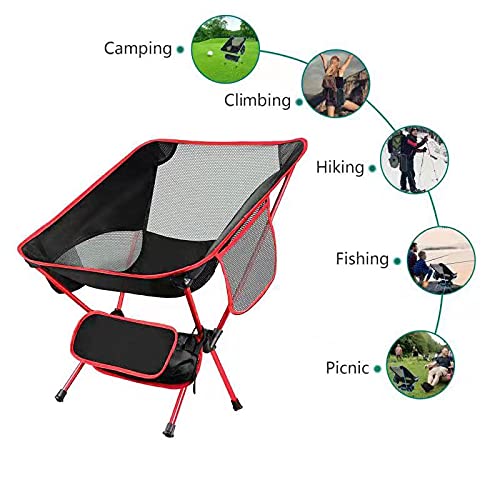 SY Camping Chair Lightweight Folding Camping Backpack Chair