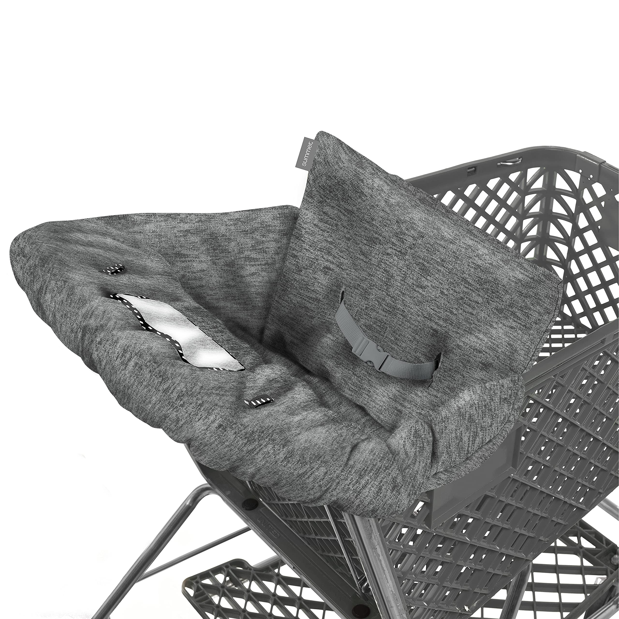 Summer Infant 2-in-1 Cushy Cart Cover and Seat Positioner, Dots and Diamonds