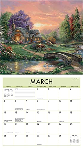 Thomas Kinkade Studios 2023 Deluxe Wall Calendar