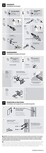 Weiser (Kwikset Hardware Family) Single Cylinder Deadbolt, Metropolitan Boutique, SmartKey, 6 Way Latch, Model SSD9471 26 SMT RDT B 6LS2R2