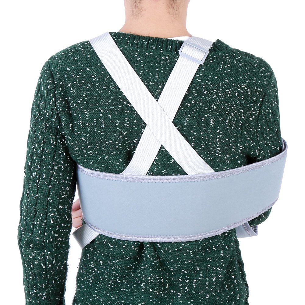 Sonew Arm Sling Shoulder Immobilizer, Rotator Cuff Elbow Support Brace, Rotator Cuff Support Brace, Adjustable Strap Sling, for Men and Women