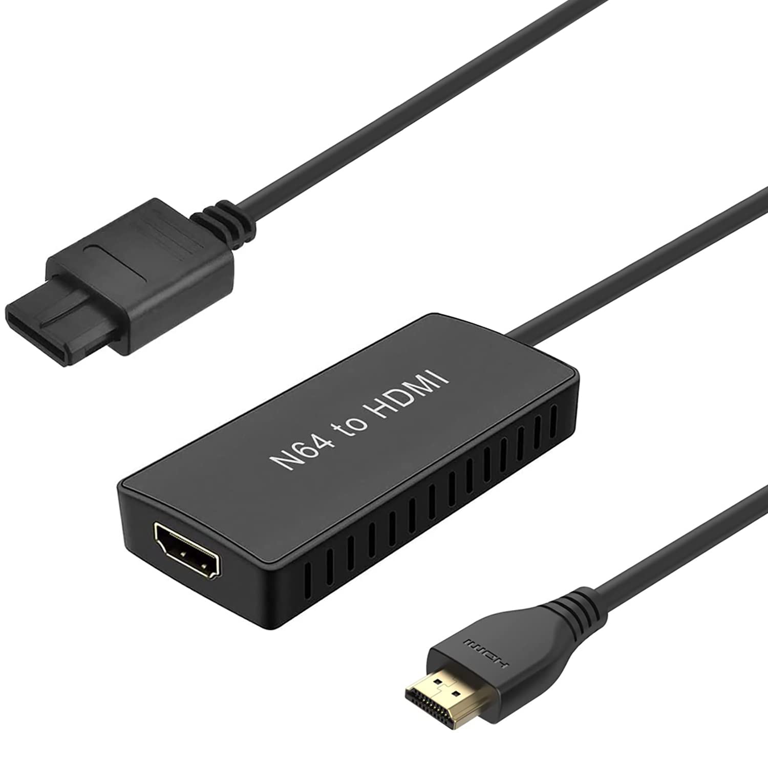 Y.D.F N64 to HDMI Converter, HDMI Cable for N64 /SNES/NGC/SFC No Need to Install Drivers Plug and Play