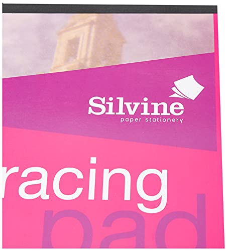 Silvine A3 Everyday Tracing Pad. 40 Sheets of Quality Lightweight Tracing Paper (63gsm) Ref A3T