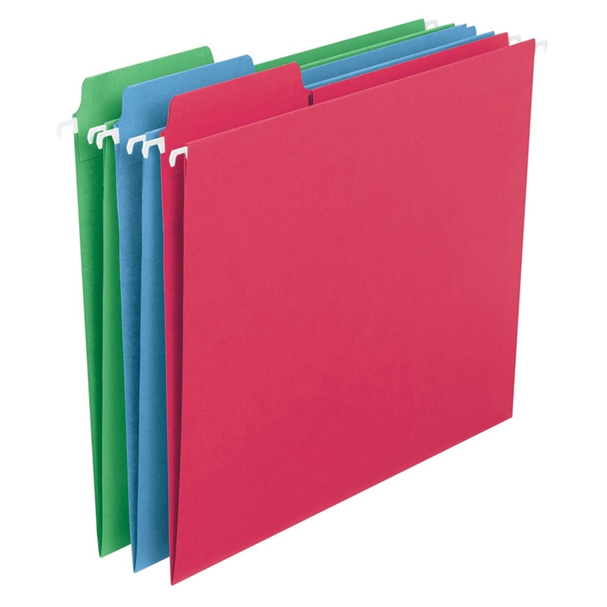 SMEAD FasTab Colored Hanging Folders, Letter 30ct