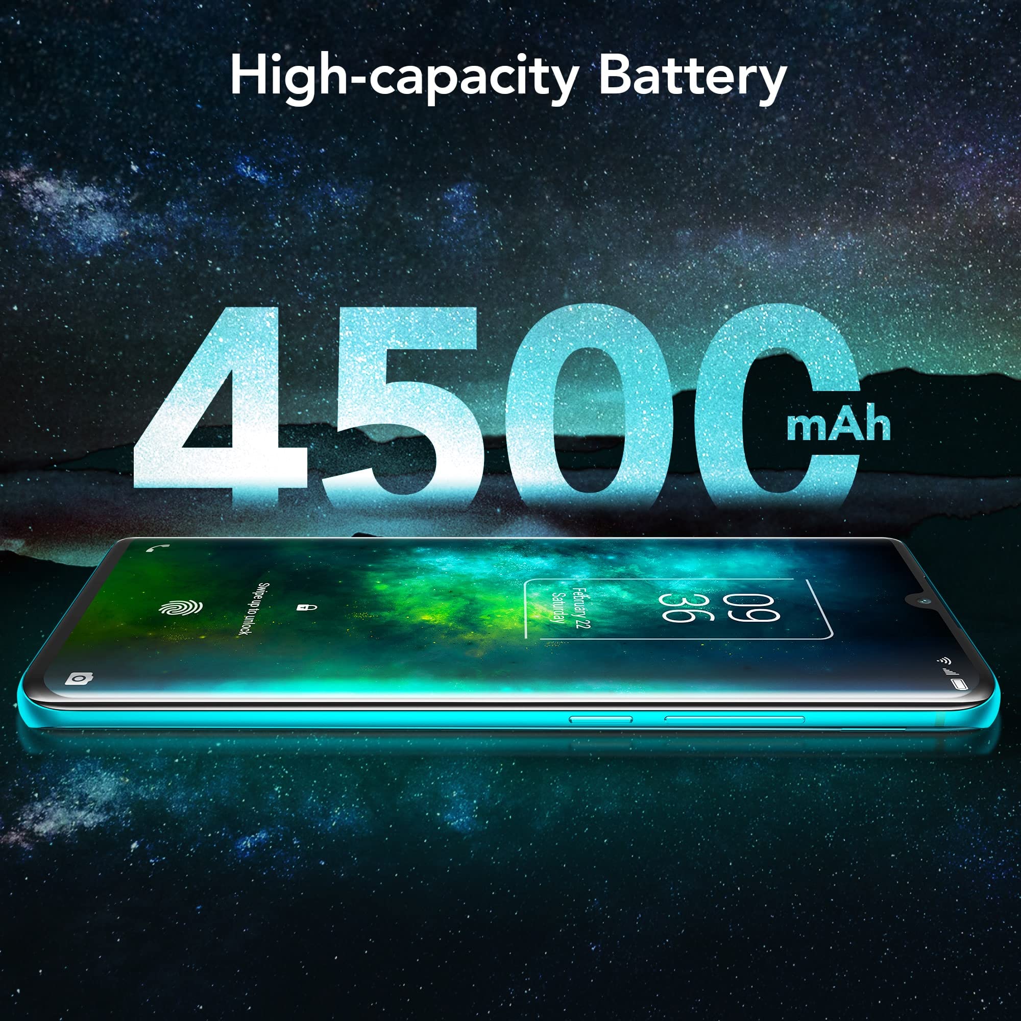 TCL 10 Pro Unlocked Android Smartphone with 6.47" AMOLED FHD + Display, 64MP Quad Rear Camera System, 128GB+6GB RAM, 4500mAh Fast Charging Battery - Forest Mist Green