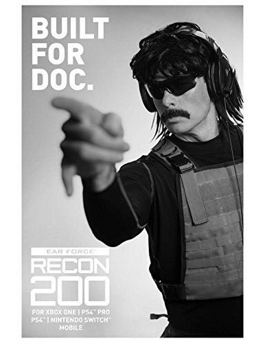 Turtle Beach Recon 200 Amplified Gaming Headset for Xbox and PlayStation