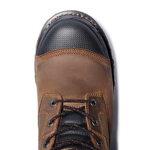 Timberland PRO Men's Boondock 6 Inch Composite Safety Toe Waterproof Industrial Work Boot, Brown, 10.5 Wide