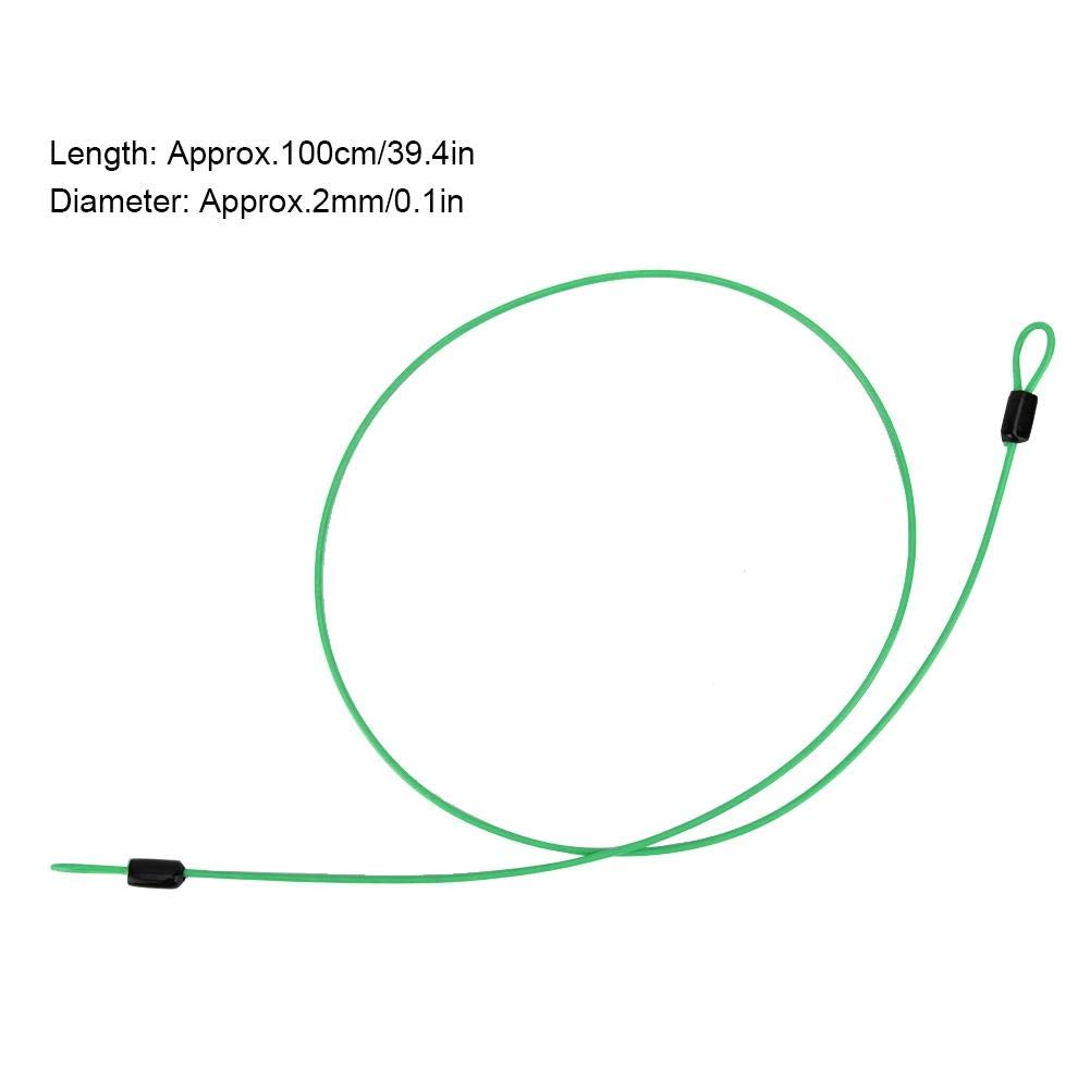 Taidda- Stainless Steel Cable Lock, Cable Bicycle Lock, Practical High Reliability Scooter for Bicycle Motorcycle Bike AutocycleGreen