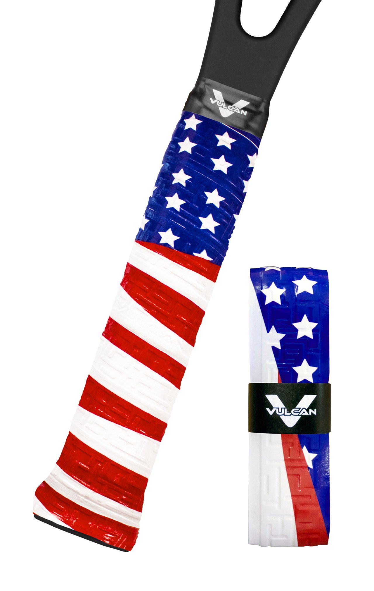 Vulcan Sporting Goods Max Trend Tennis Overgrip/Old Glory, red, White & Blue (VTREND)